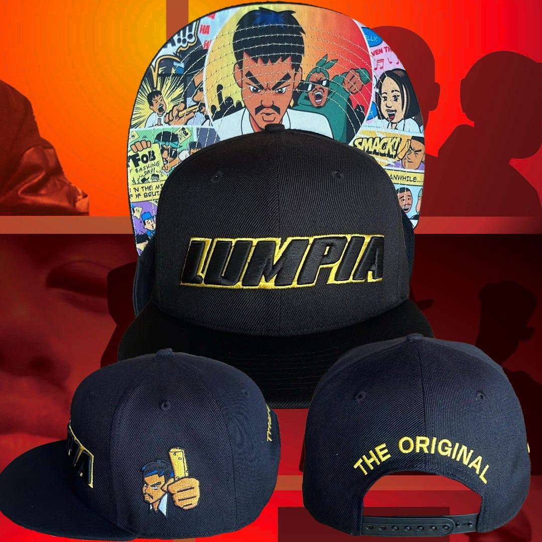 Bayani Art x Original LUMPIA Snapback BLACK Cap by LeRoid David LE 100 ...